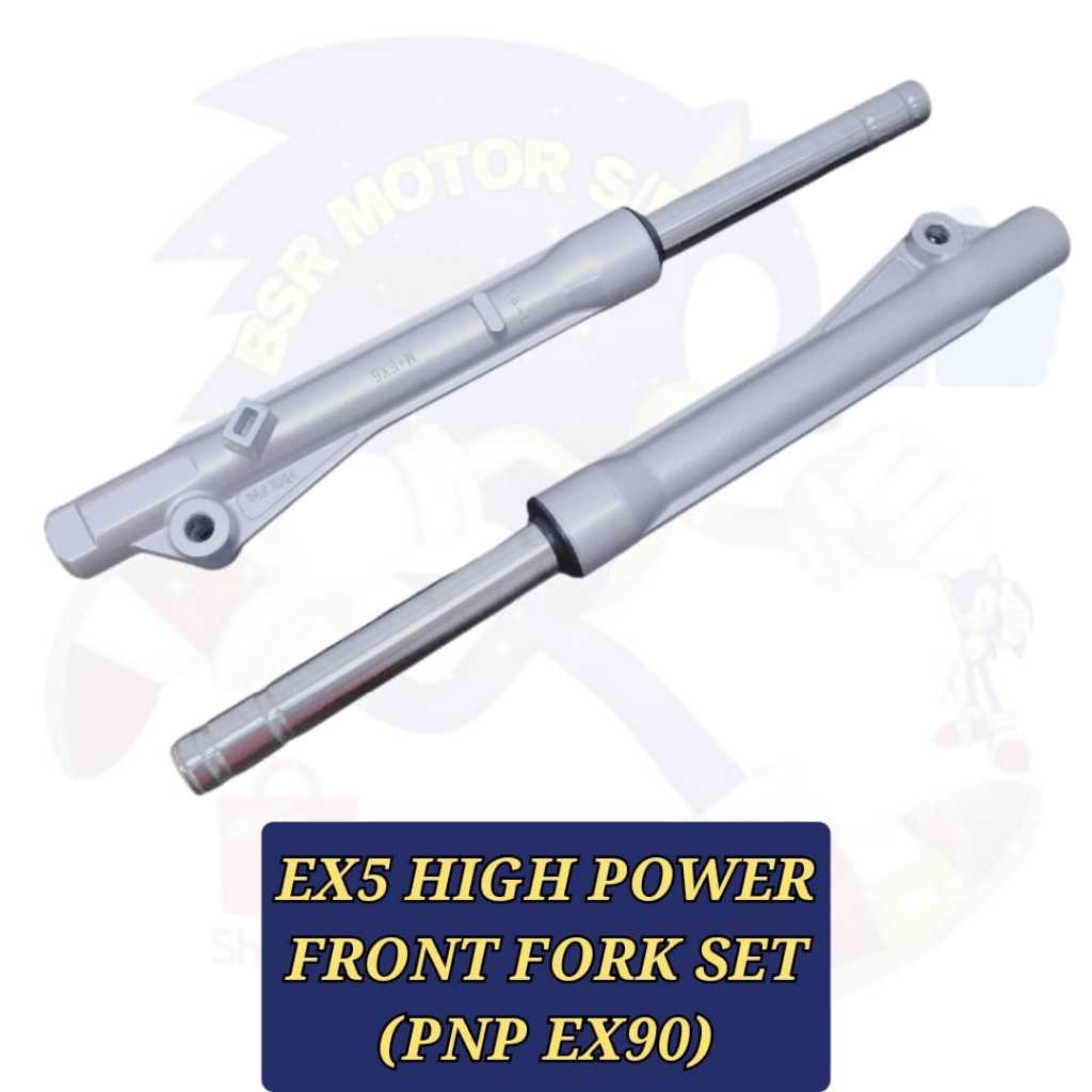 HONDA EX5 HP HI POWER HIGH POWER/DEMAK EX90 EX-90 OLD FRONT FORK SET ...
