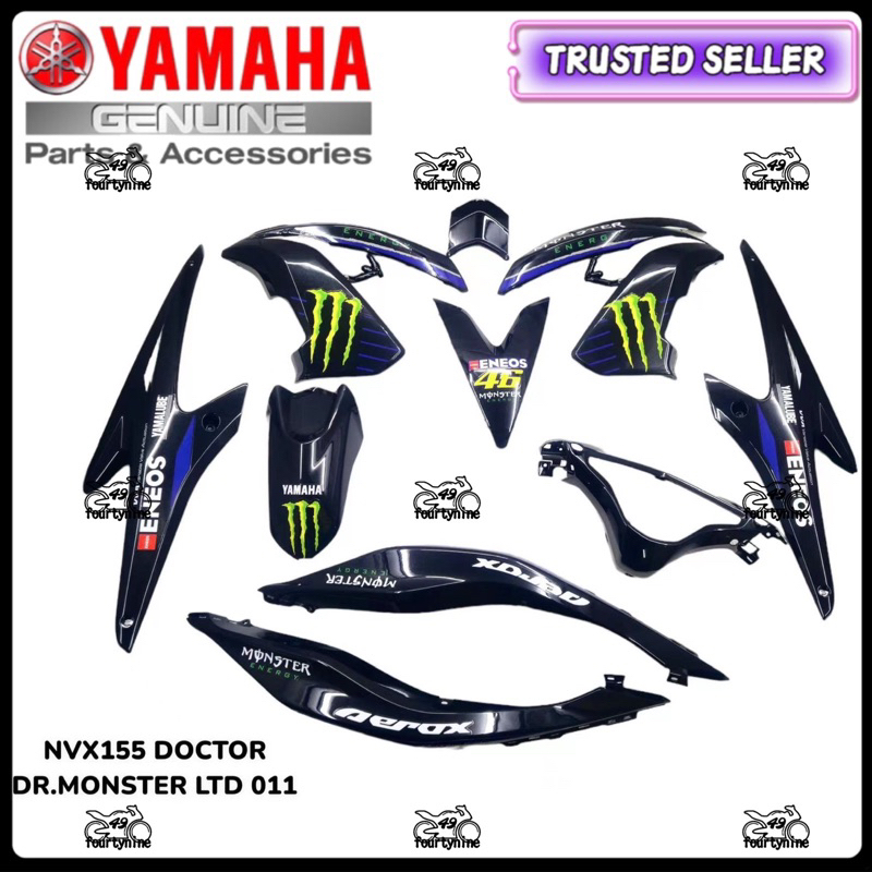 NVX155 V1 NVX V1 BODY COVER SET SIAP TANAM COVERSET TANAM OEM DOCTOR ...