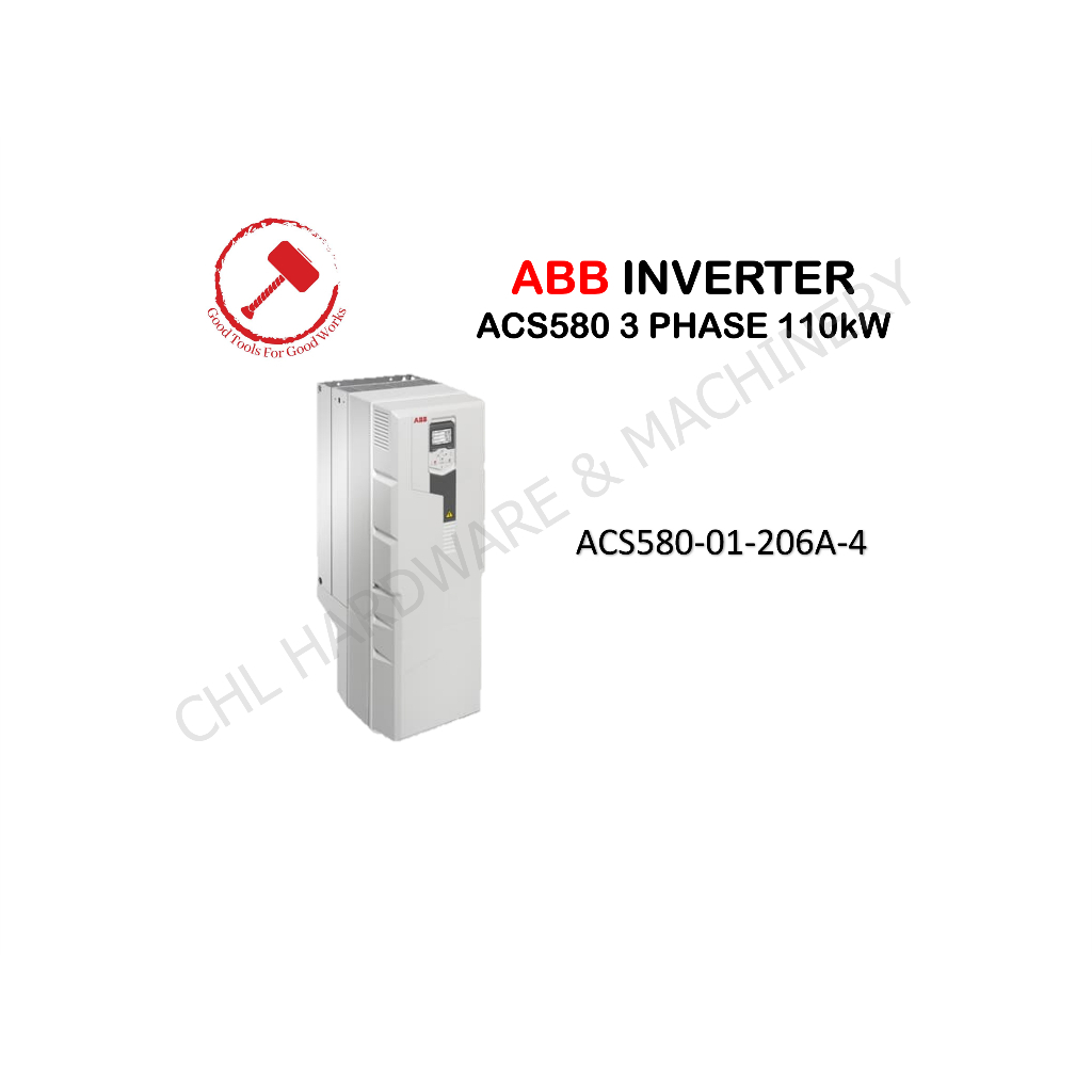 ABB Inverter ACS580 3 Phase | PN: 110kW | ACS580-01-206A-4 | Shopee ...