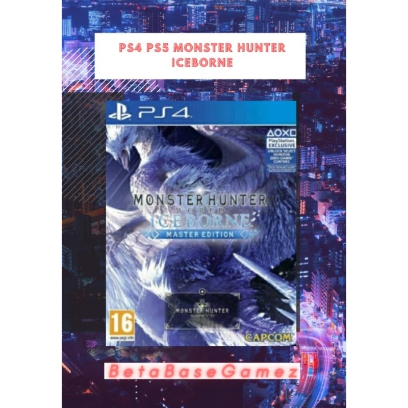 Monster hunter Iceborne Master Edition PS4 PS5 Full Game Digital ...