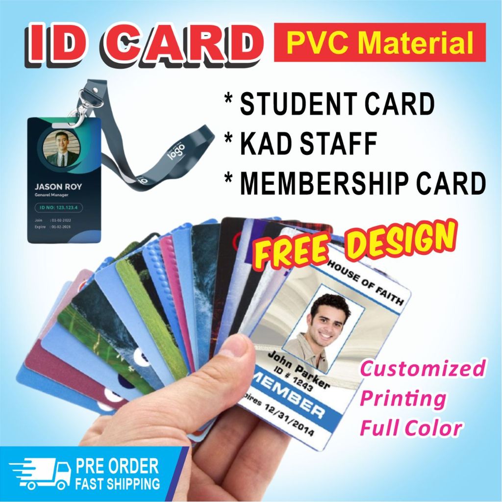 Id Card \ Student Card \ Kad Matriks \ Kad Staff \ Membership Card ...