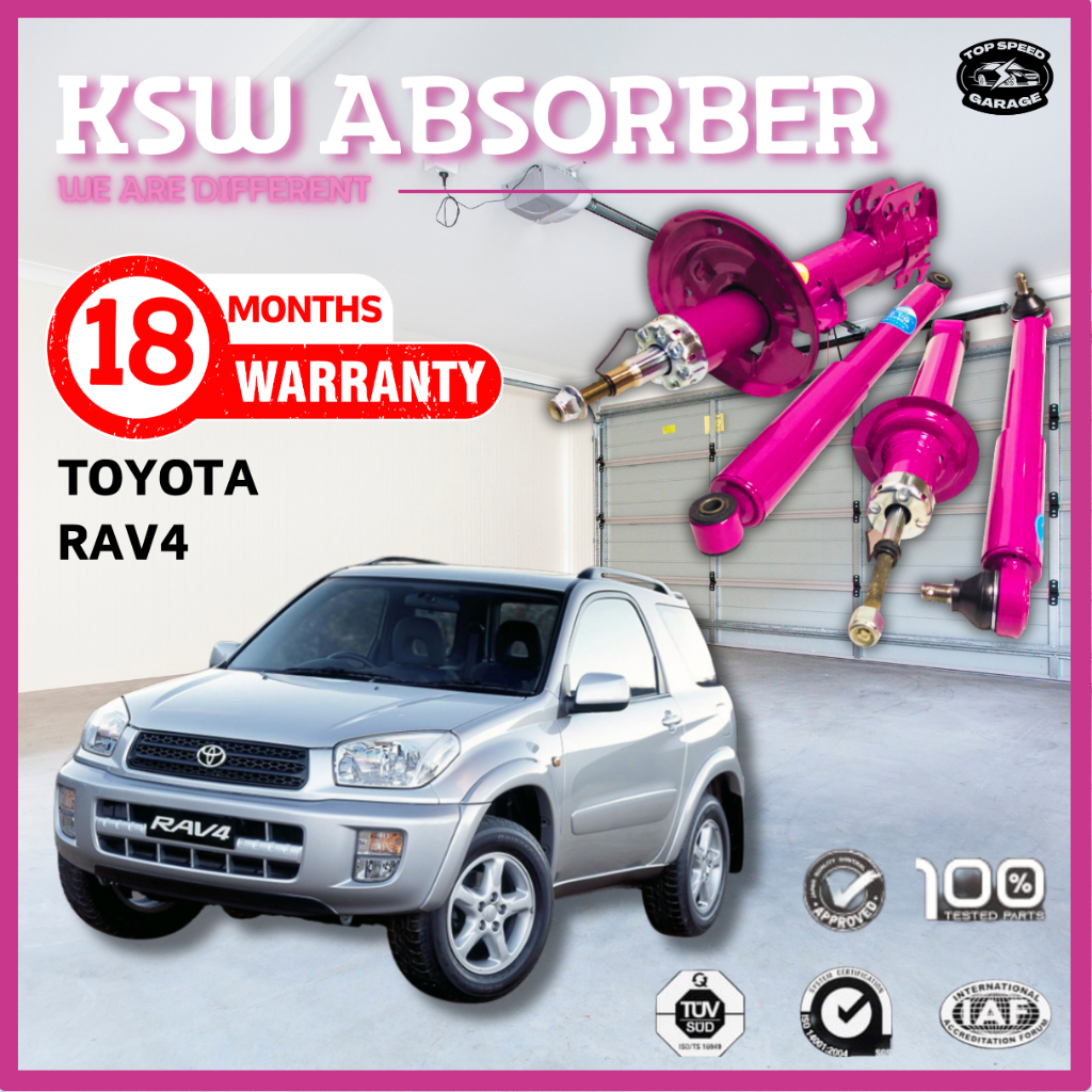 TOYOTA RAV4 II ACA20/21, ZCA25/26 - KSW (GAS) Shock Absorber FRONT ...