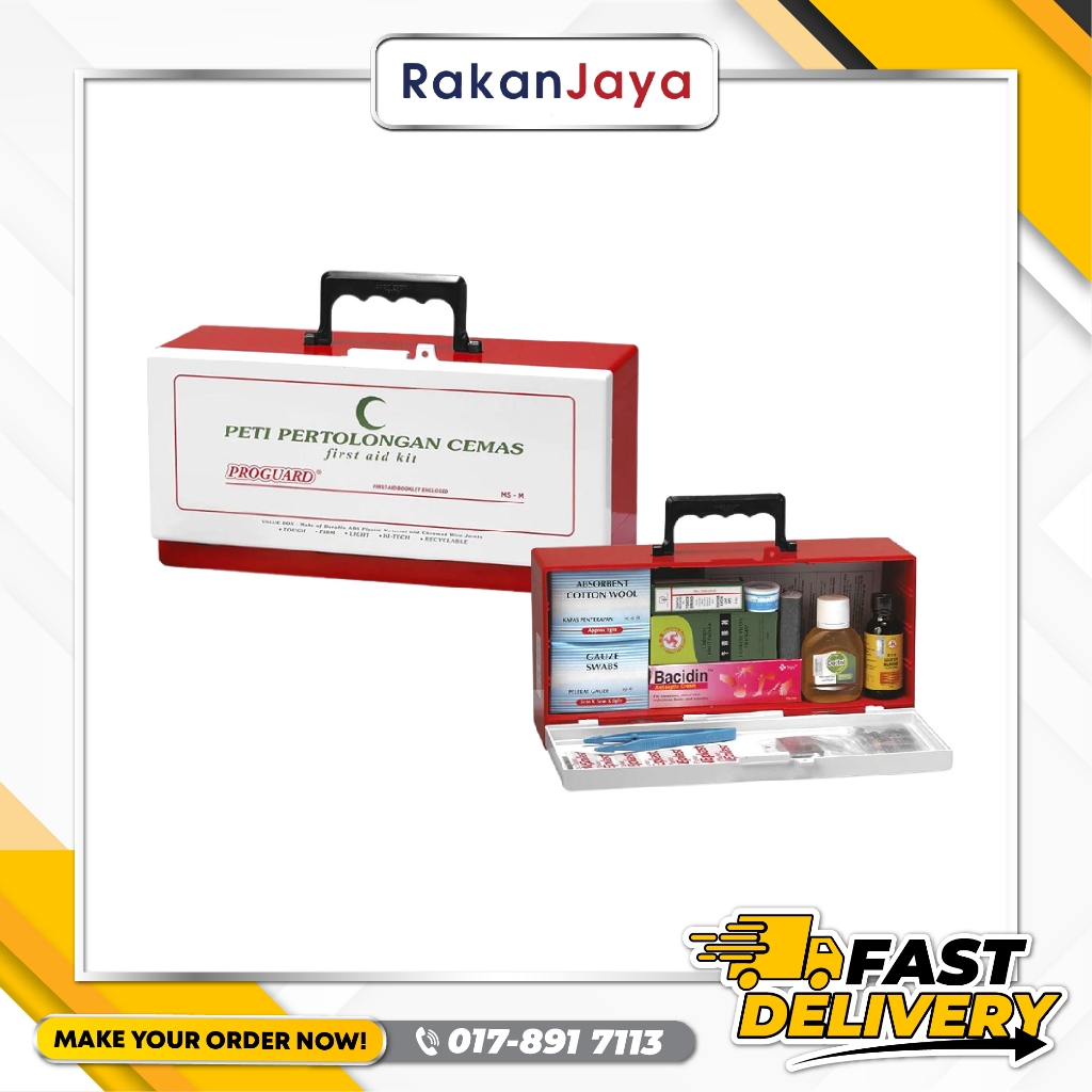 PROGUARD EMERGENCY FIRST AID KIT (Medium) | Shopee Malaysia