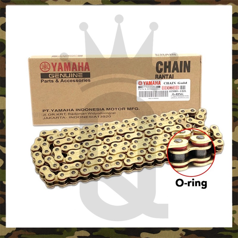 YAMAHA CHAIN SET RANTAI 415HO 122L 132L 415 122 132 ORING O-RING Y15 ...