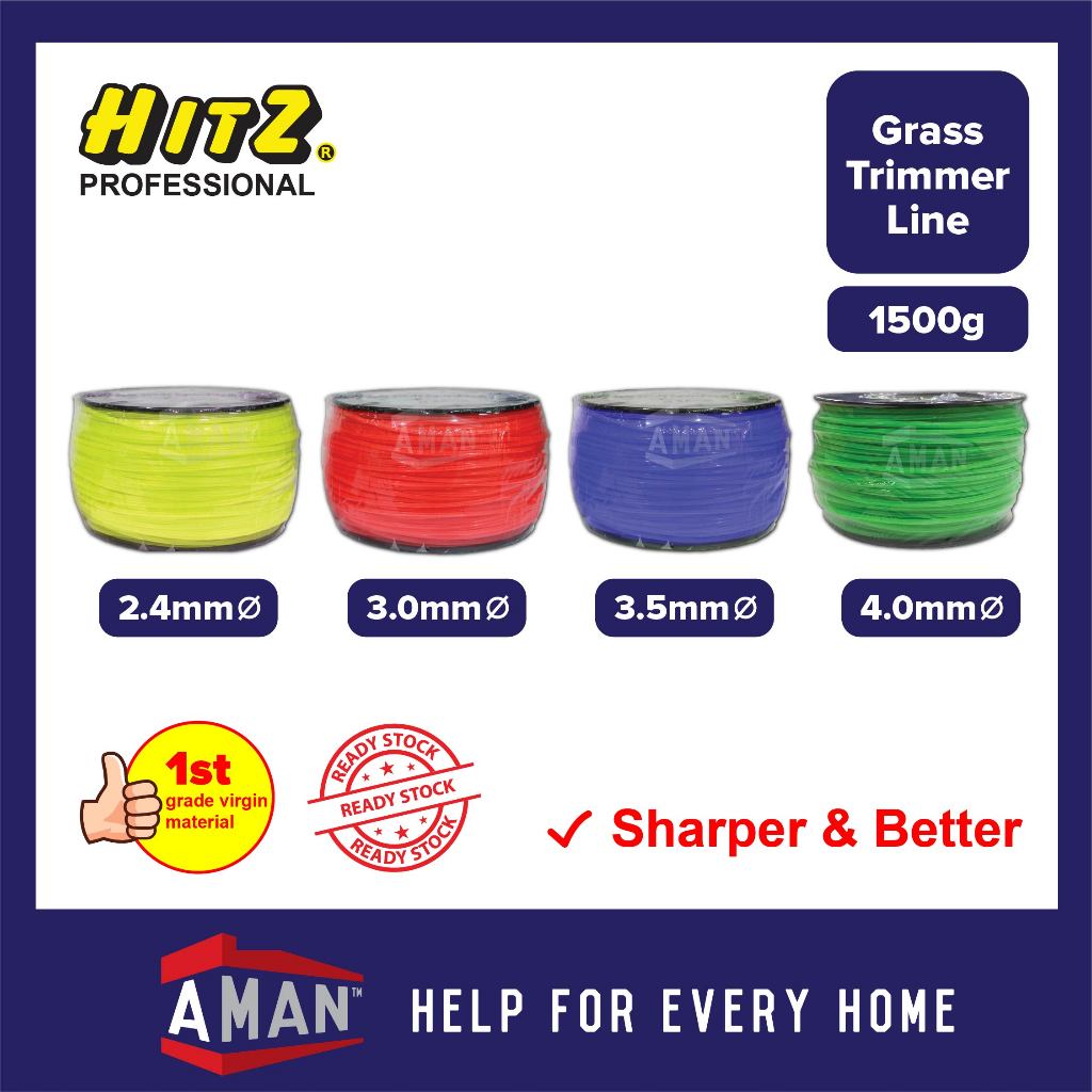 HITZ 2.4mm 3mm 3.5mm 4mm High Quality Nylon Grass Trimmer Line Grass ...