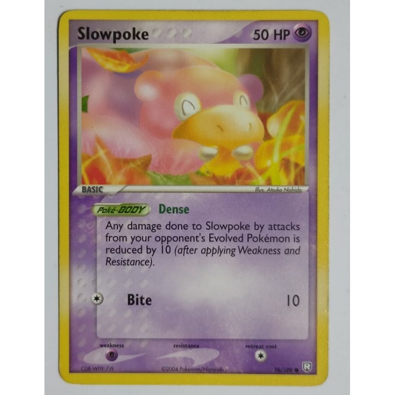 Slowpoke - 76/109 - Common (Ex Team Rocket Returns Singles) [lightly ...