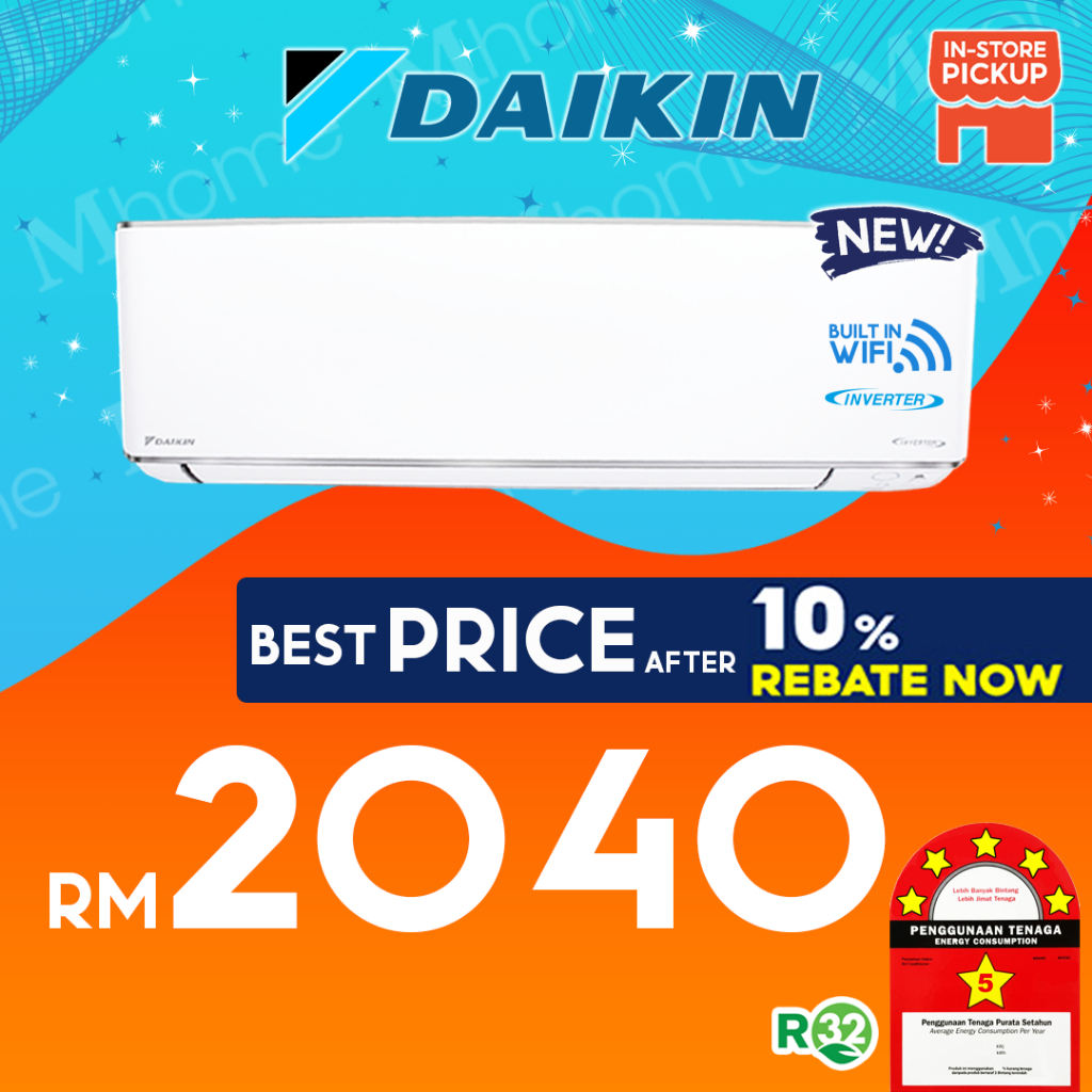 Daikin R32 Smarto Ftkh A B Series Premium Inverter Air Conditioner 1