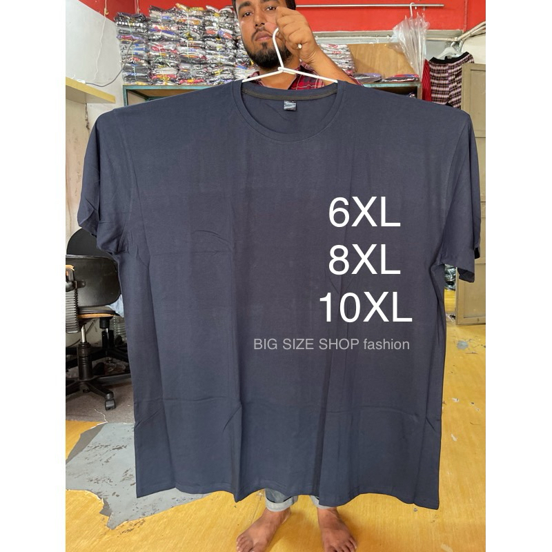 OVER SIZE 6XL to 10XL KOSONG SHORT sleeve Men & Women.100%Cotton ...