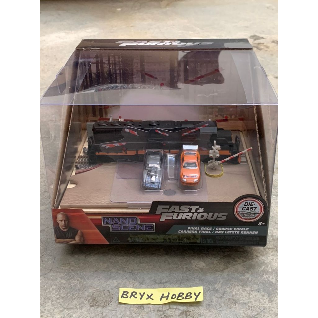 Jada Toys Nano Hollywood Rides Fast & Furious Final Race Train Scene ...