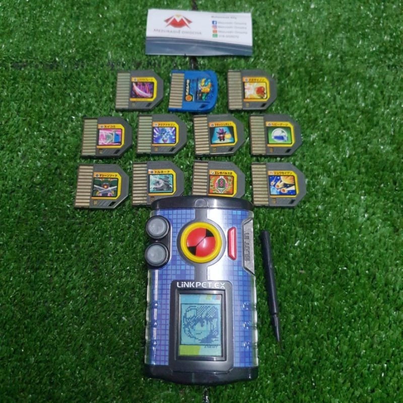 Rockman Link PET_EX - Dennōjū Falzer Version (Black) + 1 Navi Chip + 10 ...