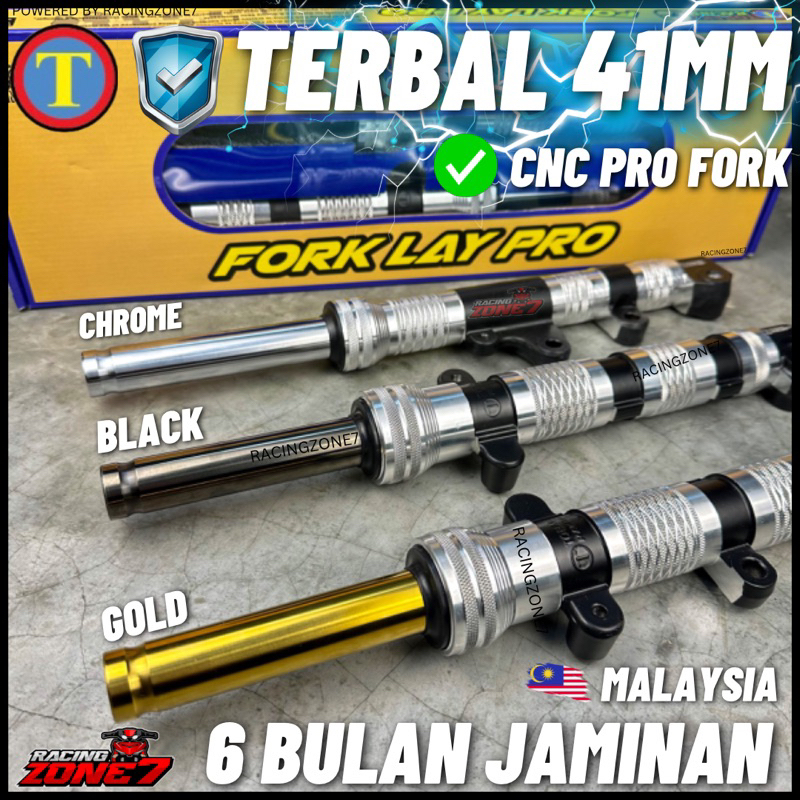 100% TOBAKI PRO CNC FORK LAY Y15ZR Y16 LC135 4S 5S RSX/GOLD CHROME BLACK/TOBAKI CNC FORK PRO ...