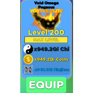 Void Pegasus NINJA LEGENDS STRONGEST VORTEX PET | Shopee Malaysia