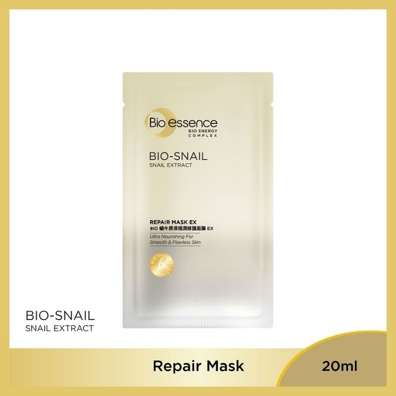 Bio-Essence Bio Snail Repair Mask 20ml, Bio-Treasure Facial Mask 20ml ...