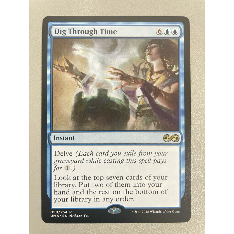 MTG:Ultimate Master (UMA) 050/254 R - Dig Throught Time (Non Foil ...