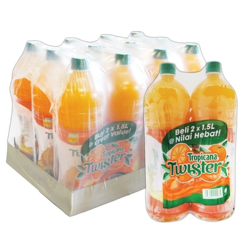 Tropicana Twister Orange/Apple(1.5L x 12 Bottles/Carton) | Shopee Malaysia