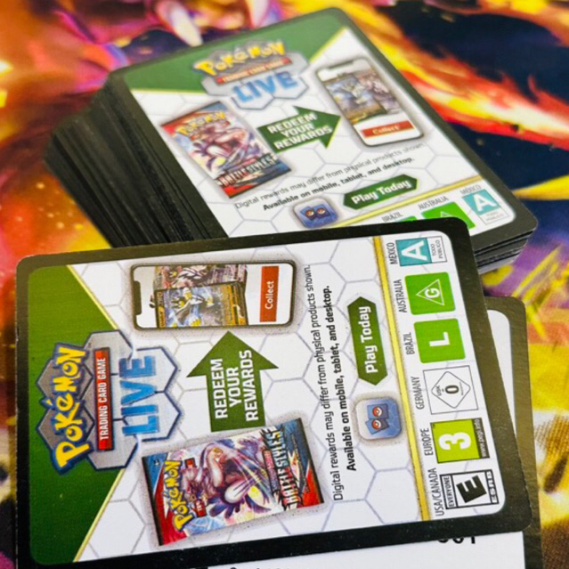 Pokemon Code Card for TCG Live Game [Random] | Shopee Malaysia
