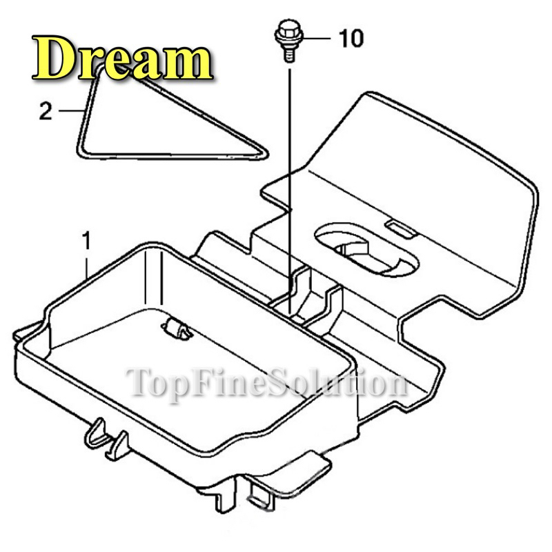 90111-162-000 Skru Tool Box Honda EX5 Dream | Shopee Malaysia