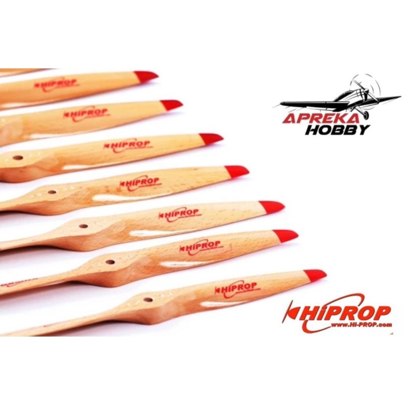 READY STOCK HiProp Beech Wood Propeller for RC Airplane for All Levels ...
