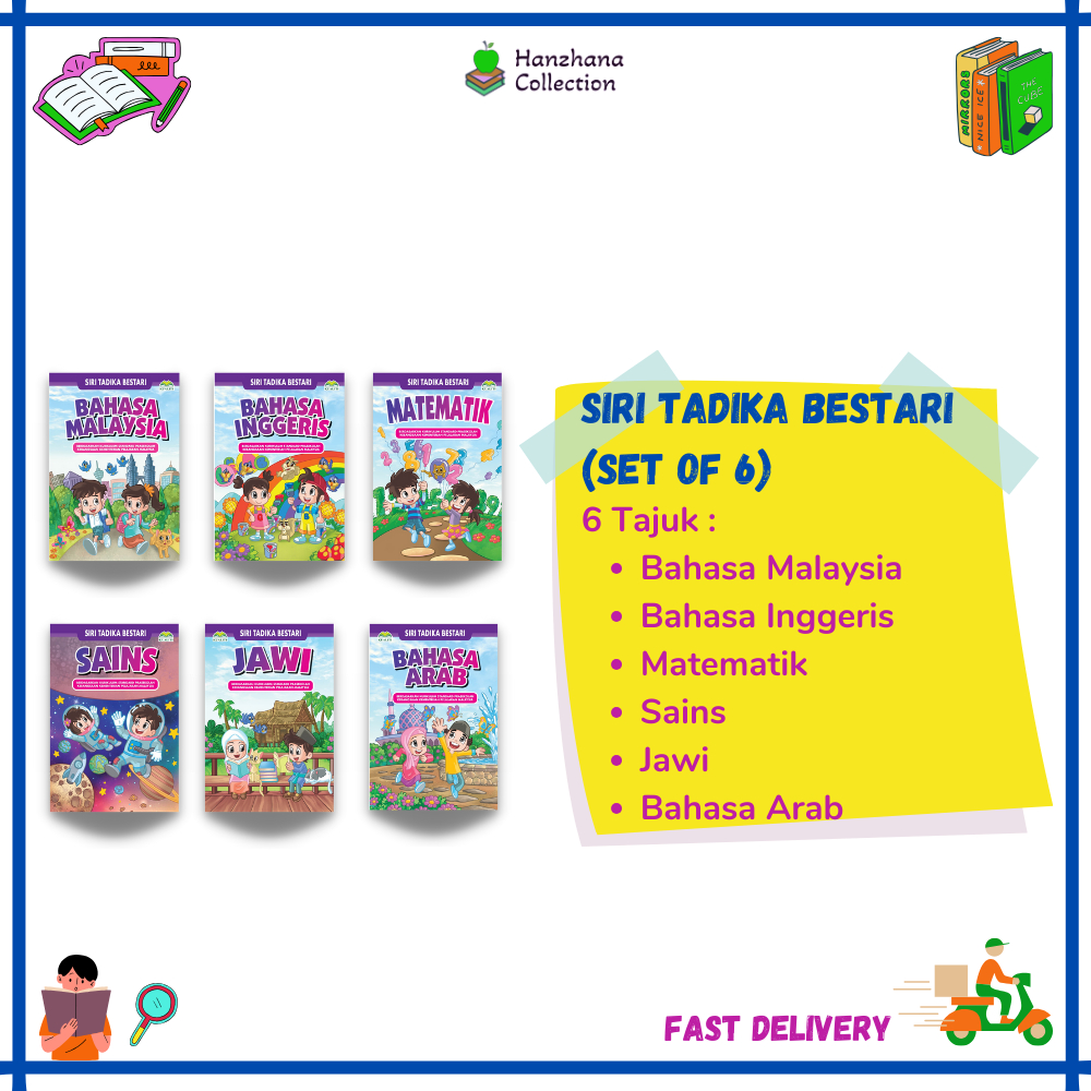 Buku Siri Tadika Bestari Set Of 6 by Mimi Samuel | Shopee Malaysia