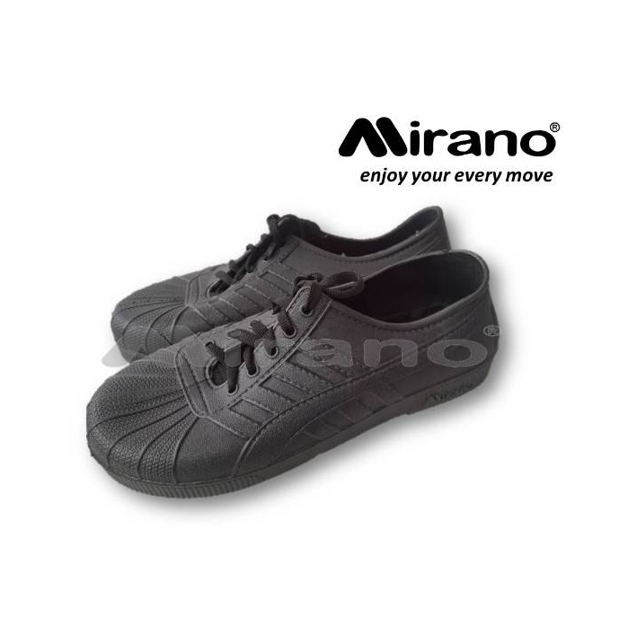 PVC Black Shoe/Kasut Getah Hitam Kampung AD/Hiking Shoes/Unisex ...