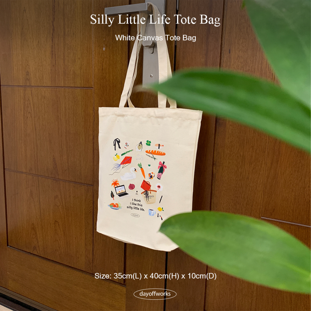 I think I like this silly little life Tote Bag | College bag School bag ...