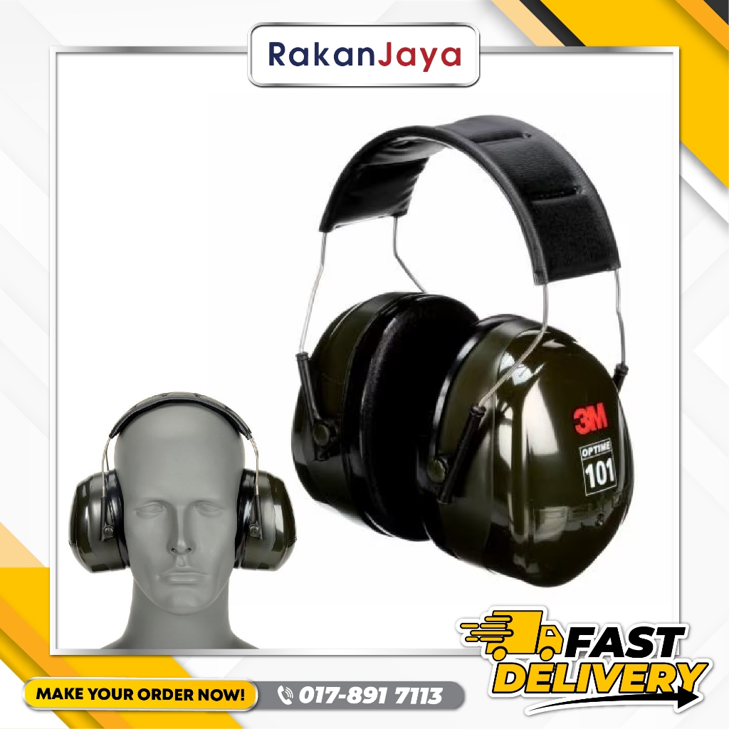 3M H7A 101 SERIES PELTOR OPTIME SAFETY EARMUFFS ( 1 UNIT ) | Shopee ...