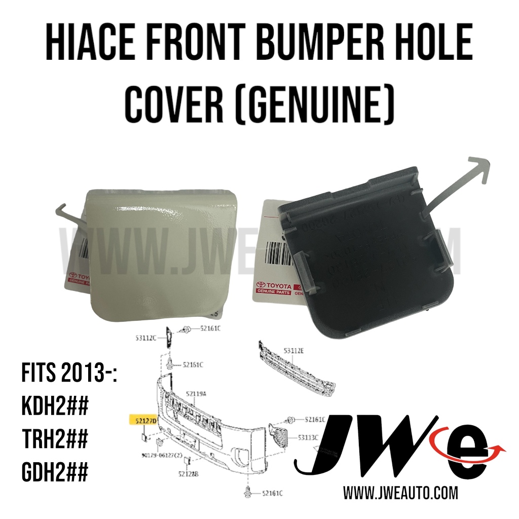 Hiace 2013- Front bumper hole cover 52127-26120-B0 52127-26120 ...
