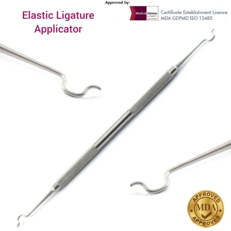 Dental Elastic Ligature Ties Applicator MDA APPROVED Stainless Steel ...