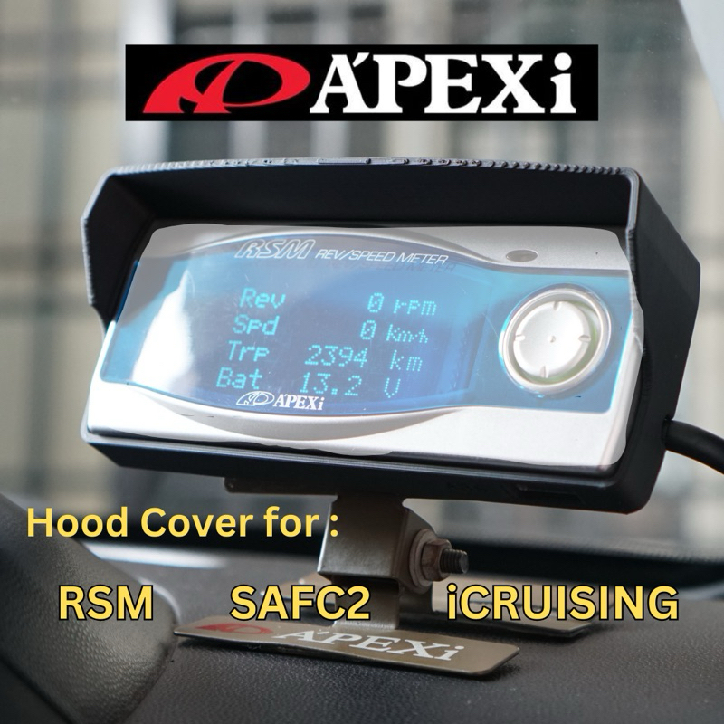 Visor Cover Meter kereta Apexi rsm afc safc 2 i cruising Padumods carrozzeria mira daihatsu ...