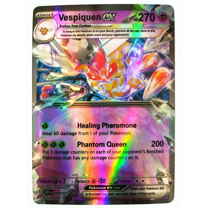 [No.416 / Vespiquen EX] Pokemon card EX Obsidian Flames (Shiny Foil ...