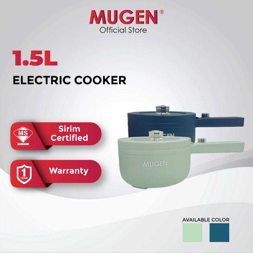 MUGEN Multifunction Electric Cooker (1.5L) MEC-1500 | Shopee Malaysia