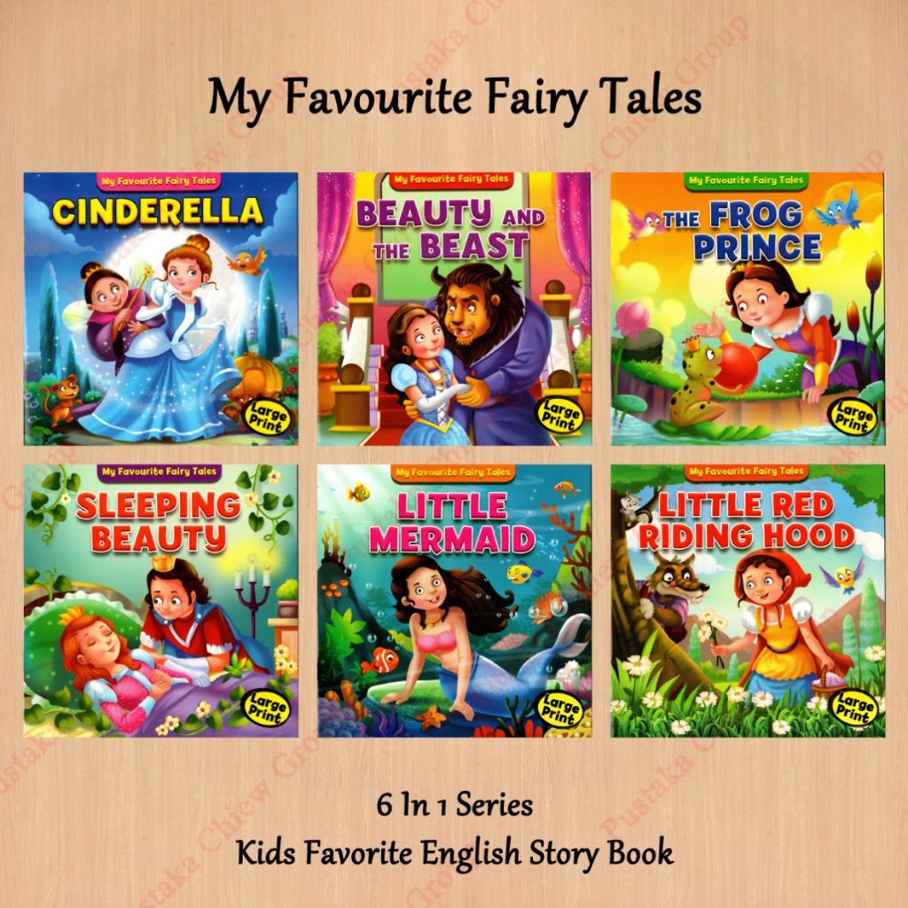 [CGS] Mind to Mind English Kids Story Book My Favourite Fairy Tales ...