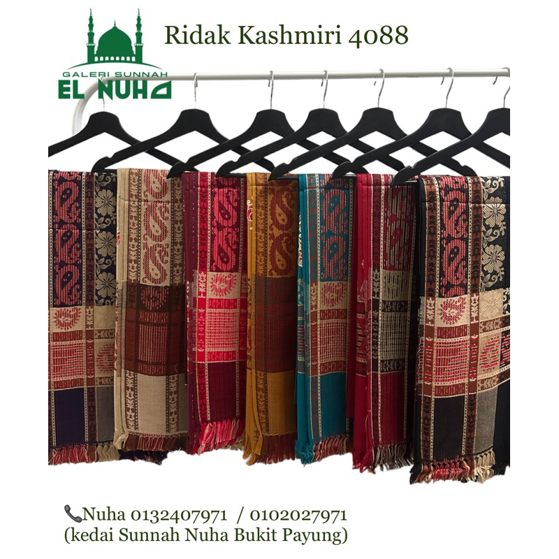 RIDAK KASHMIRI 4088 Ukuran 40"X80"--NEW IMPORT‼️7 COLOURS-- | Shopee ...