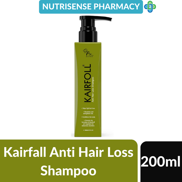 Fix Derma Kairfoll Anti Hair Loss Shampoo 200ml [Reduces hair fall ...