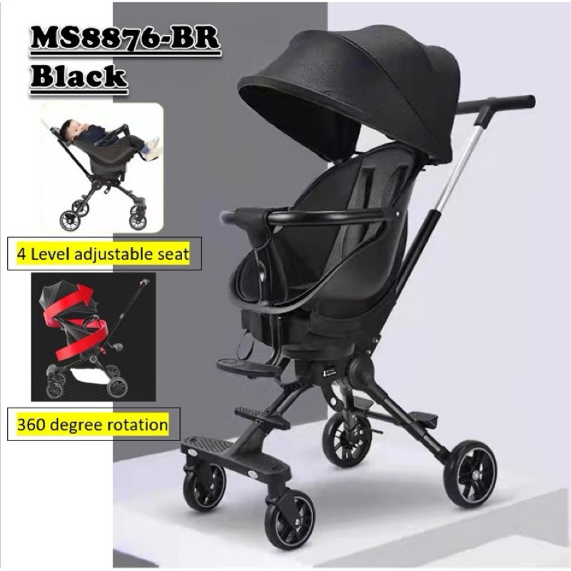 MK Magic Stroller 360 Rotating Kids Stroller Two Way Magic Strollers 2 ...