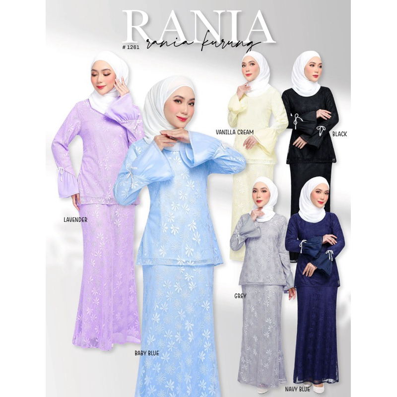 (S-XL) 1261 RANIA KURUNG MODERN BAJUR RAYA BRIDESMAID DINNER WEDDING ...