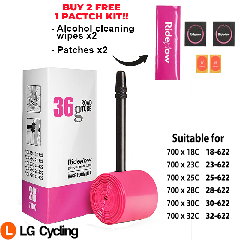 RideNow Ultralight Bike Inner Tube 36g 45mm/65mm/85mm Presta Valve TPU Material Tire Super Light ...