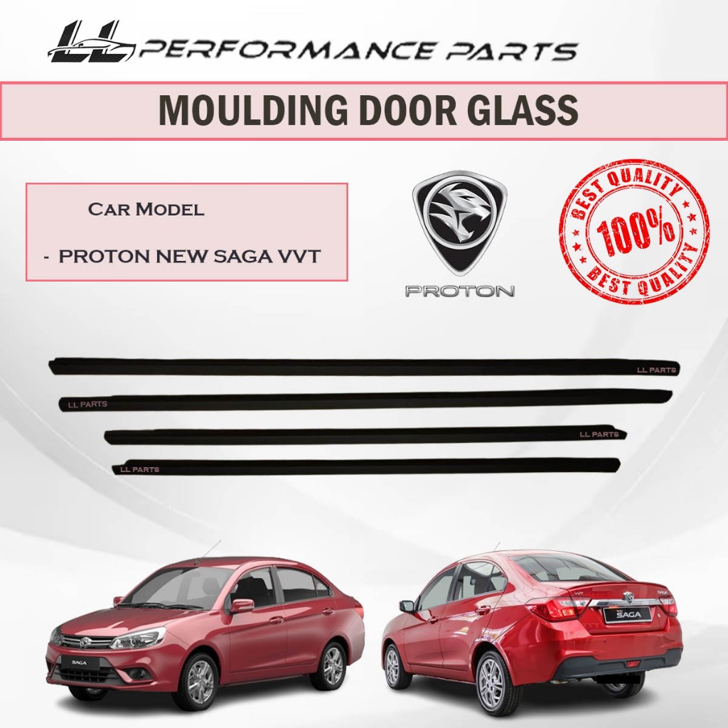 Original Proton New Saga VVT 2016 Door Moulding Lining Rubber Outer ...