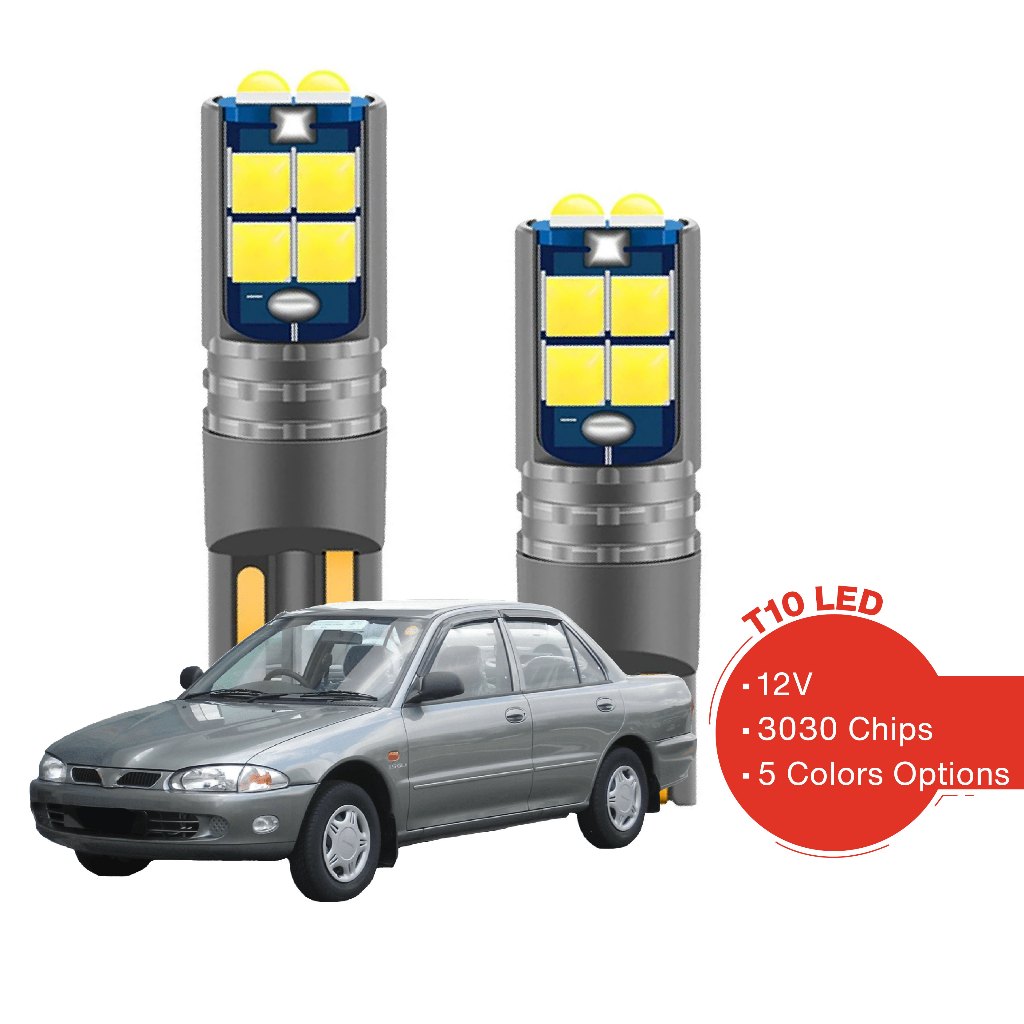 [PROTON] Wira 10LED T10/W5W Bulb for Side Door Light, Small Headlight ...