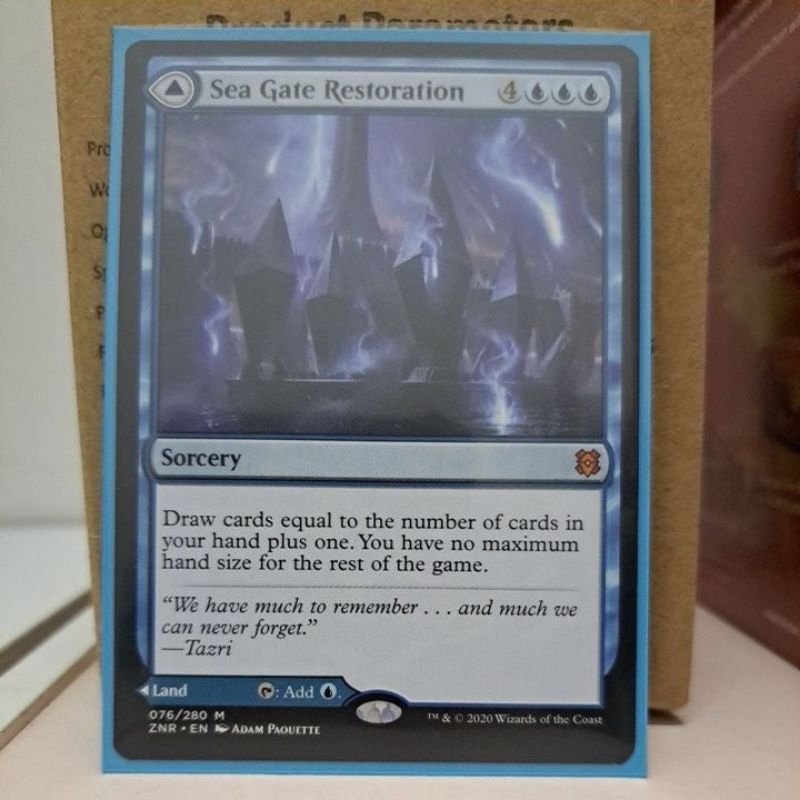 MTG Sea Gate Restoration//Sea Gate Reborn (ZNR)(Mythic) | Shopee Malaysia