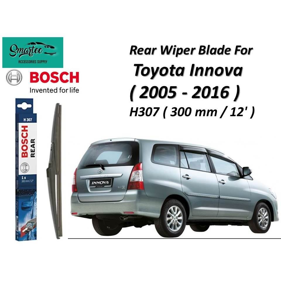 Bosch H307 ( 300 mm / 12' ) Rear Wiper Blade For Toyota Innova ( 2005 ...