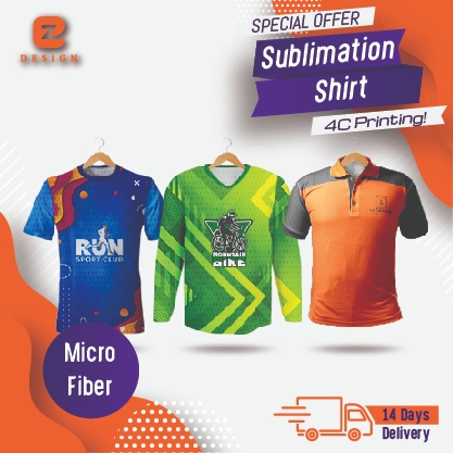 Sublimation Shirt / CUSTOM T-shirt Printing Jersey Cetak Baju Custom ...