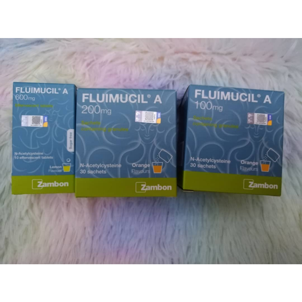 FLUIMUCIL A (CAIRKAN KAHAK DEGIL)600MG EFF TABLET/200MG GRANULES ...
