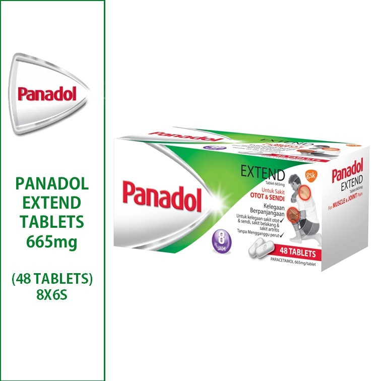 PANADOL EXTEND 665mg (46 TABLET) | Shopee Malaysia