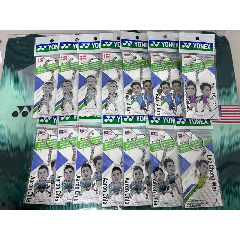 YONEX SPECIAL EDITION PLAYERS KEYCHAIN [AARON/WOOIYIK AXELSON ...