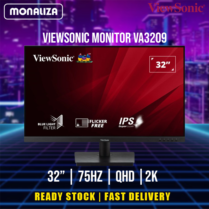 Viewsonic Monitor VA3209 32” Inch 2K QHD 75HZ | Shopee Malaysia