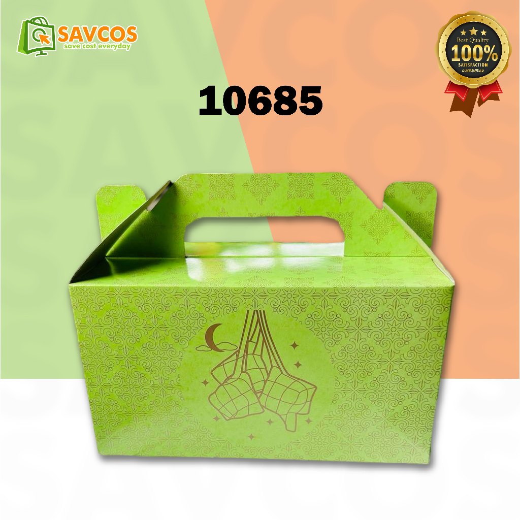 BUNDLE SALE (50PCS-100PCS) RAYABOX,DOORGIFT BOX RAYA KOTAK KUIH RAYA ...