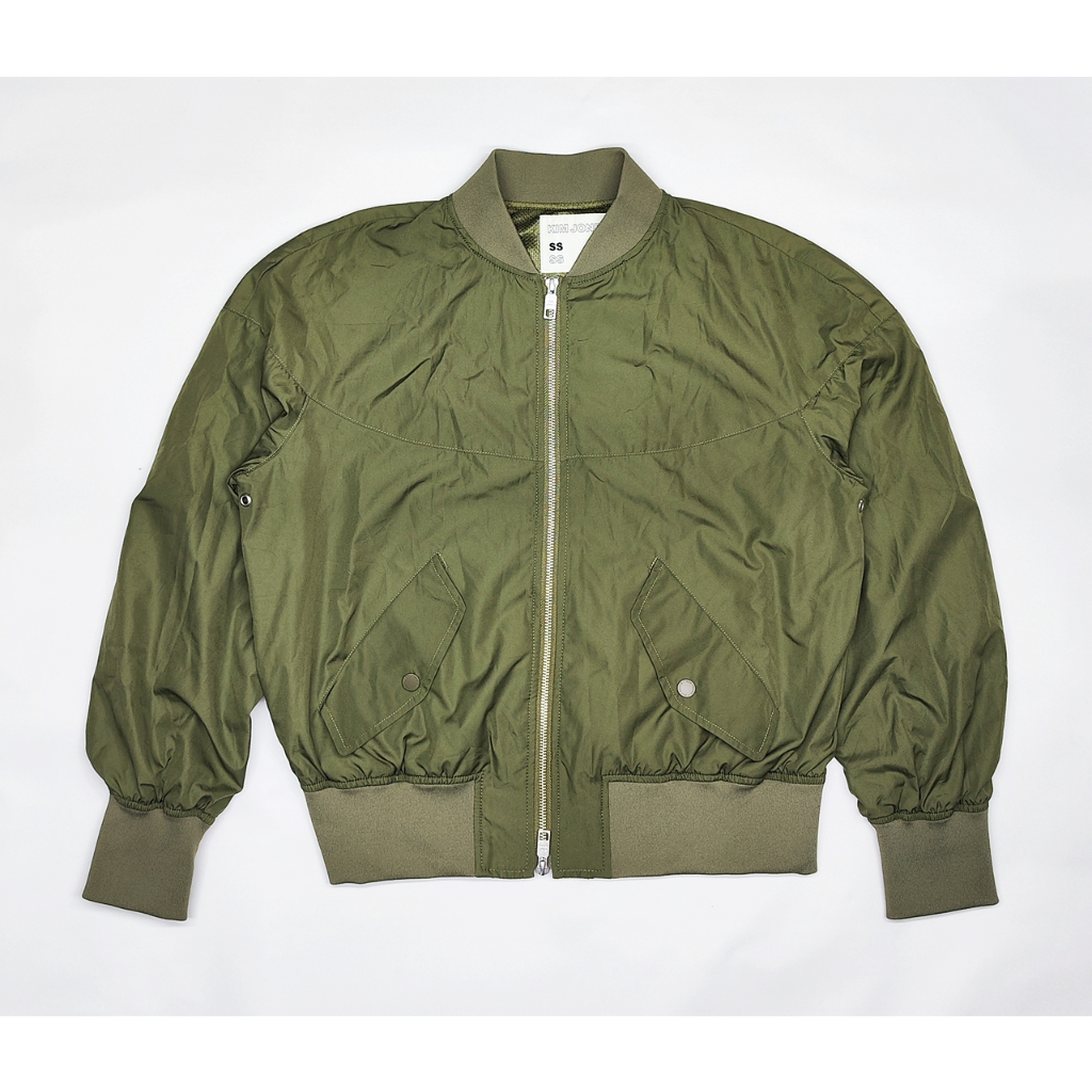 KIM JONES x GU army green light jacket | Shopee Malaysia