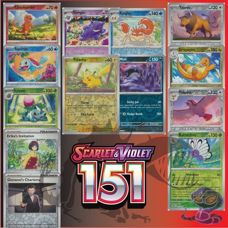 POKÉMON TCG 151 SV3.5 Reverse Holo ( 057 - 109 ) | Shopee Malaysia