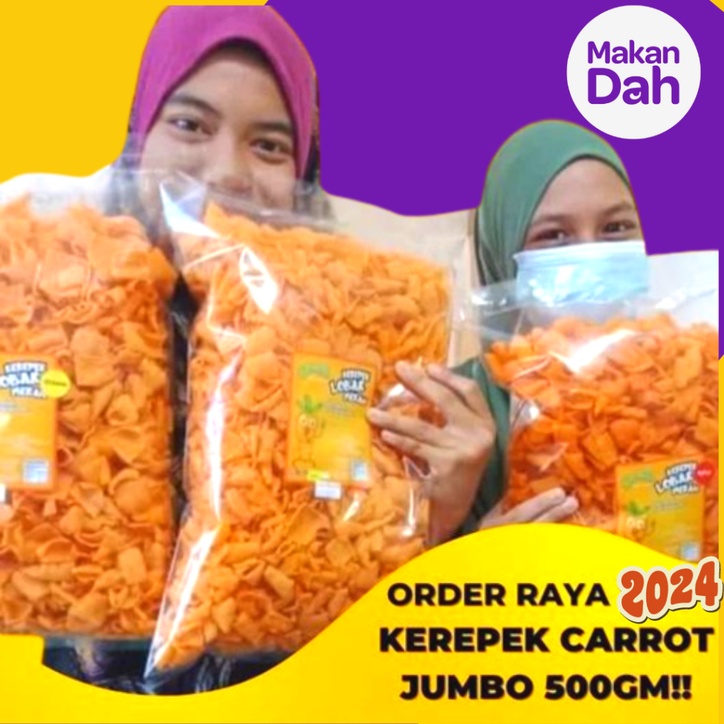 SNEK RAYA CRAVIA CARROT CHIP NO MSG | NO SUGAR | LEMBUT DAN LAZAT ...